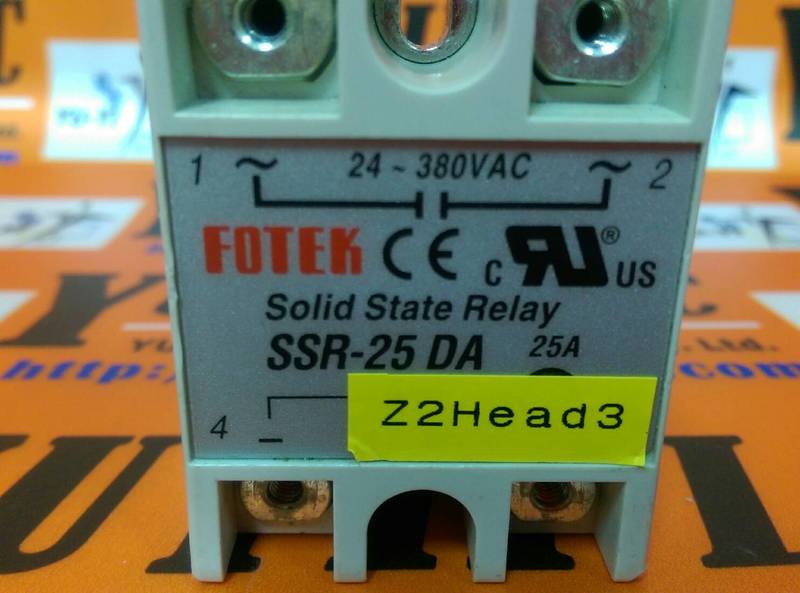 FOTEK SSR-25 DA SOLID STATE RELAY - 裕益科技自動化設備可程式編碼器PLC分散式控制系統DCS